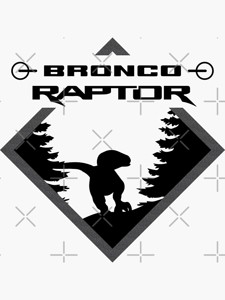 "Ford Bronco Raptor" Sticker by iiLivinia | Redbubble