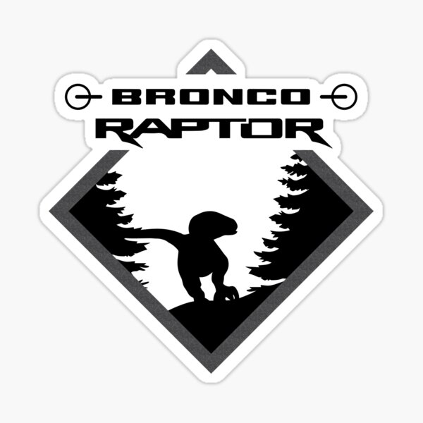 "Ford Bronco Raptor" Sticker for Sale by iiLivinia | Redbubble