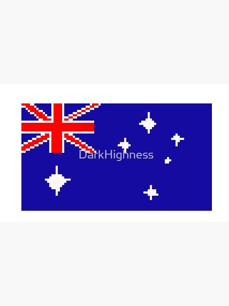 "Australian Flag Pixel Art" Art Print by DarkHighness | Redbubble