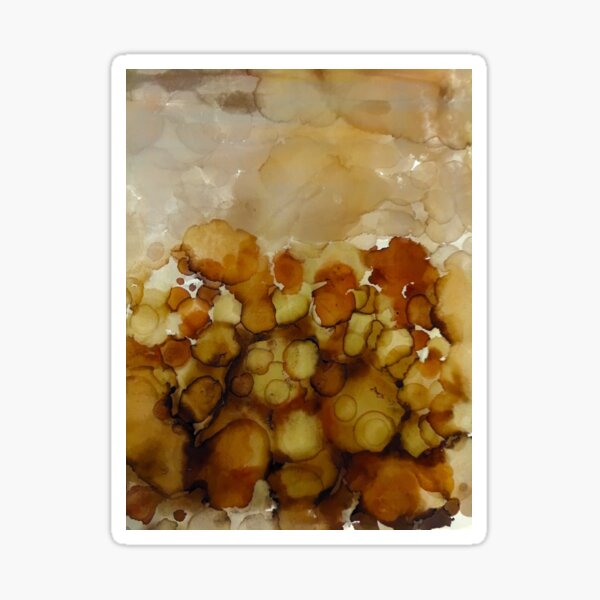 Pegatina «Textura de punto de tinta terrosa» de nicolamorgan | Redbubble