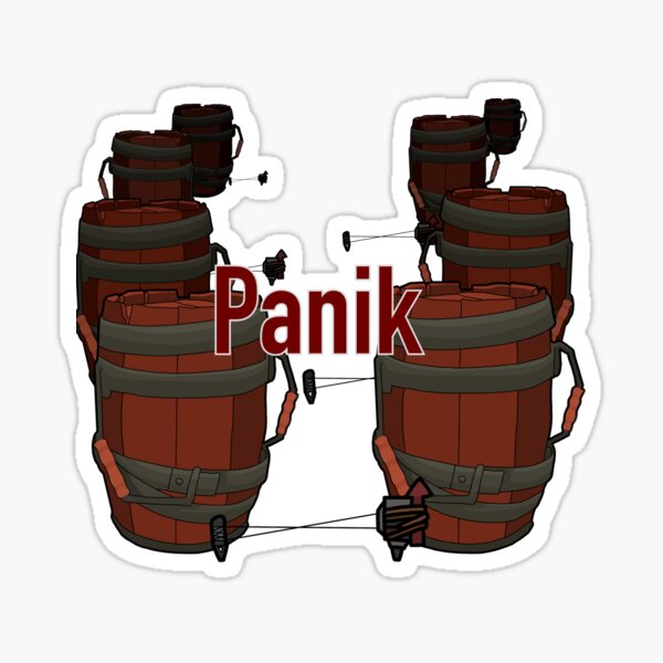 "Ultimate Panik" Sticker for Sale by MistTravelers | Redbubble
