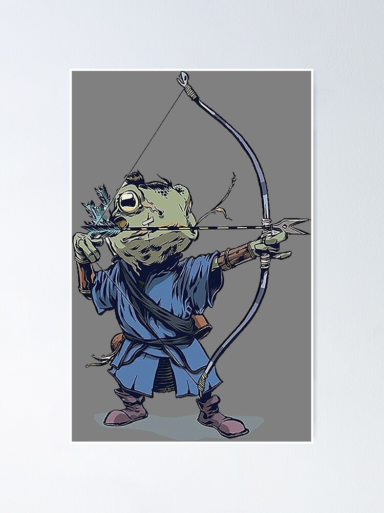 "Frog Cartoon" Poster for Sale by shanahanfavian | Redbubble