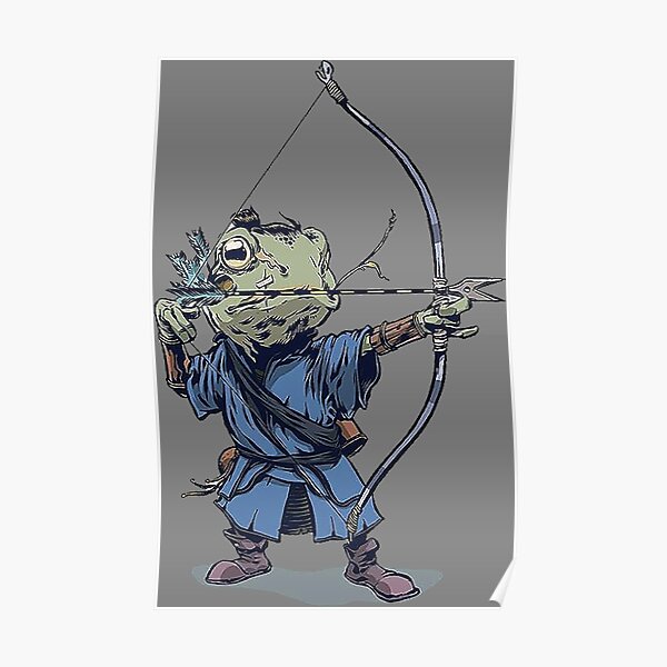 "Frog Cartoon" Poster for Sale by shanahanfavian | Redbubble