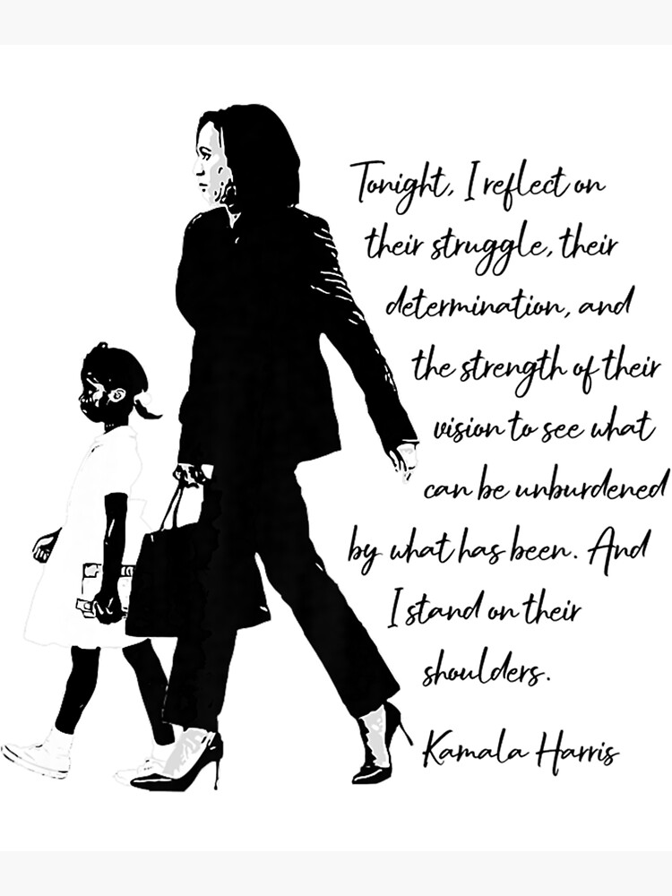 "kamala harris and ruby bridges premium " Poster for Sale by LaydyJulie ...