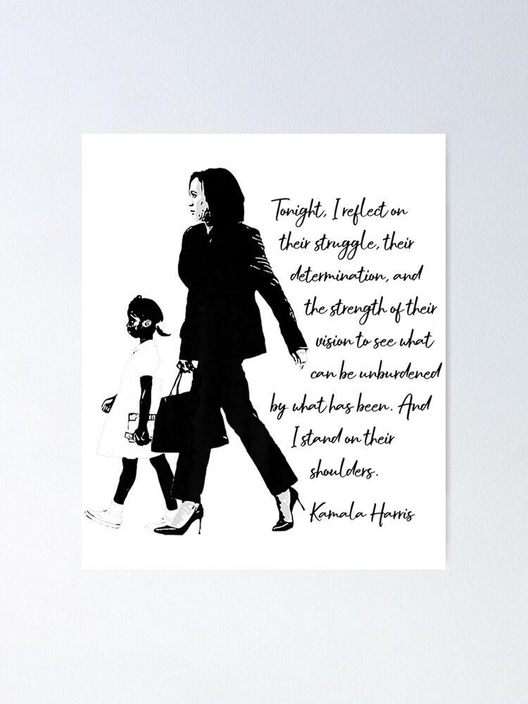 "kamala harris and ruby bridges premium " Poster for Sale by LaydyJulie ...