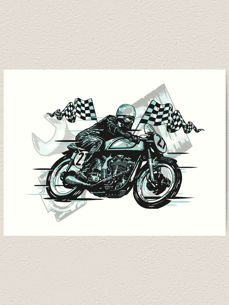 Cafe Racer Art Prints | Reviewmotors.co