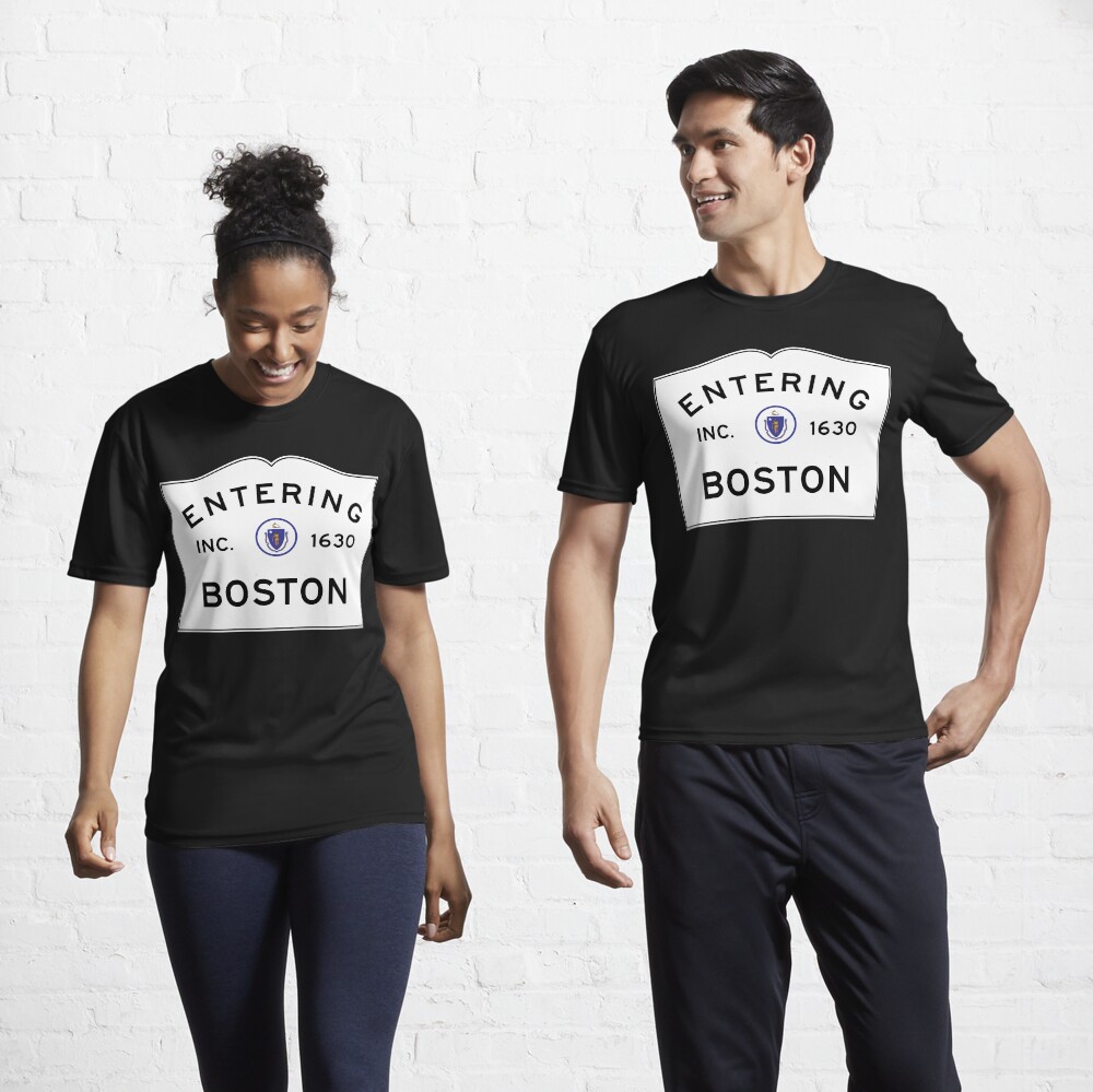 "Entering Boston - Commonwealth of Massachusetts Road Sign" Art Board ...