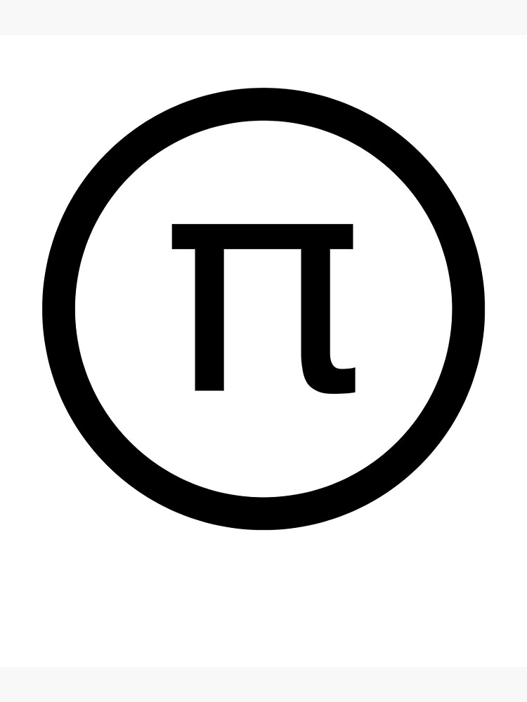 "Happy PI day - simple - greek symbol" Poster for Sale by ...