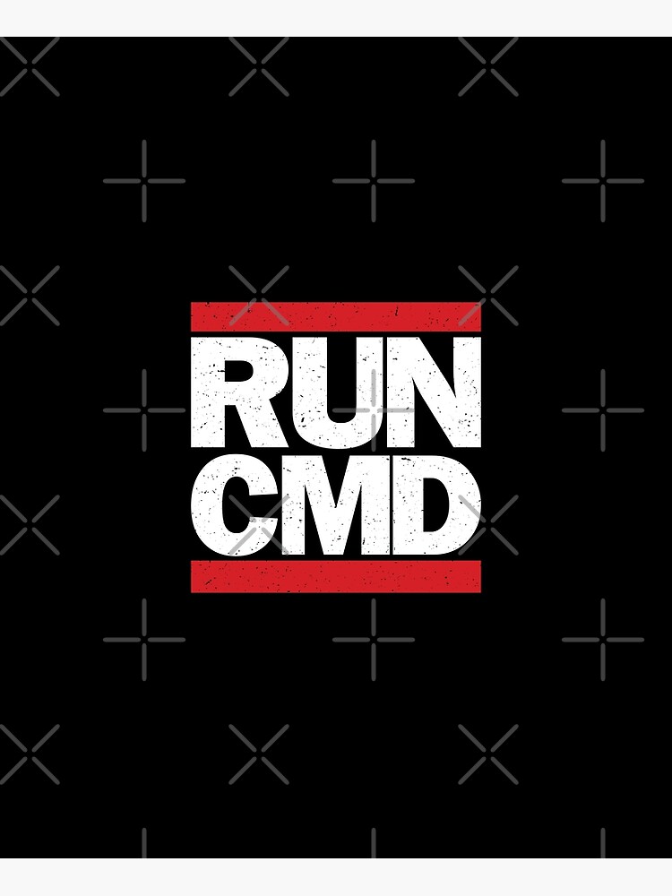 "RUN CMD - Dark" Poster for Sale by unrealindeed | Redbubble