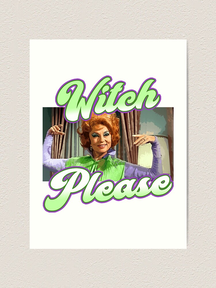 "Endora Witch from Bewitched " Art Print for Sale by sucsakk88 | Redbubble