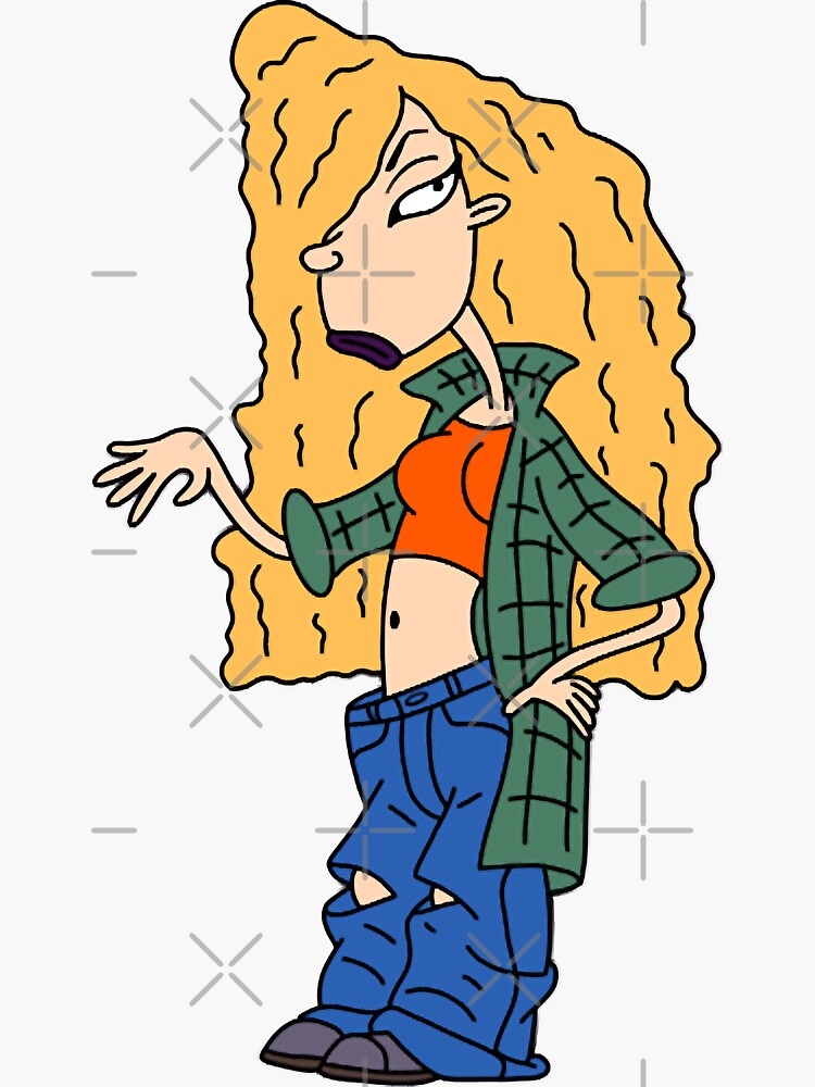 "Funny Gifts For Debbie Thonbery Hey Arnold Stoop Kid 90S" Sticker by ...