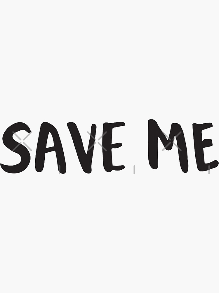 "BTS - Save Me Calligraphy" Sticker von graysonly | Redbubble