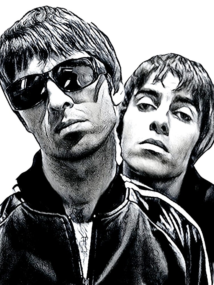 "liam gallagher classic art" Sticker for Sale by lechnerbmulli | Redbubble