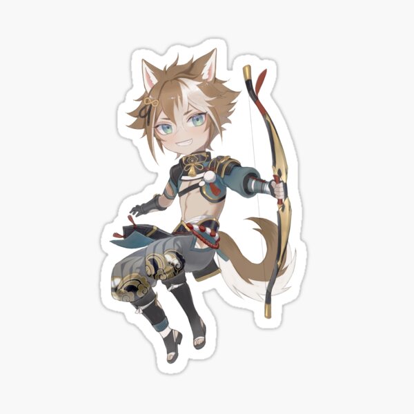 "Genshin Impact: Gorou" Sticker by sachikoart022 | Redbubble