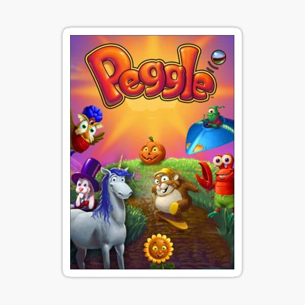 "Peggle" Sticker by Picturesofus | Redbubble