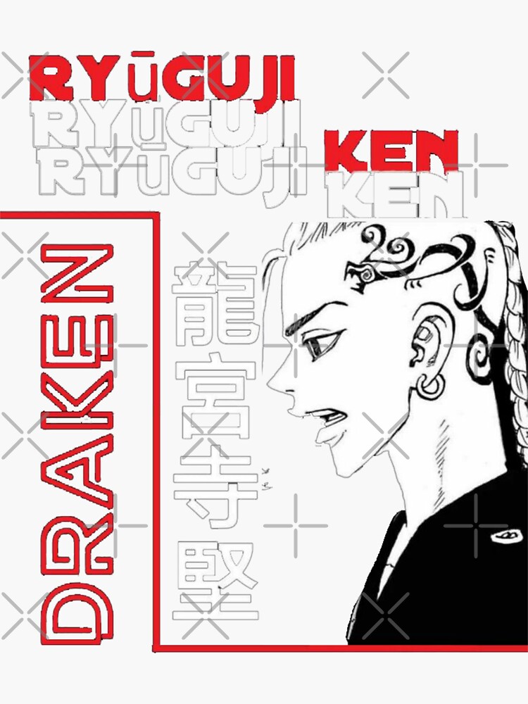 "Draken Tokyo Revengers" Sticker for Sale by THXINSOMNIA | Redbubble