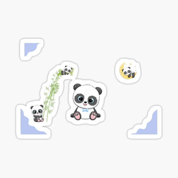 "Pandas" Sticker for Sale by Pandashop9 | Redbubble