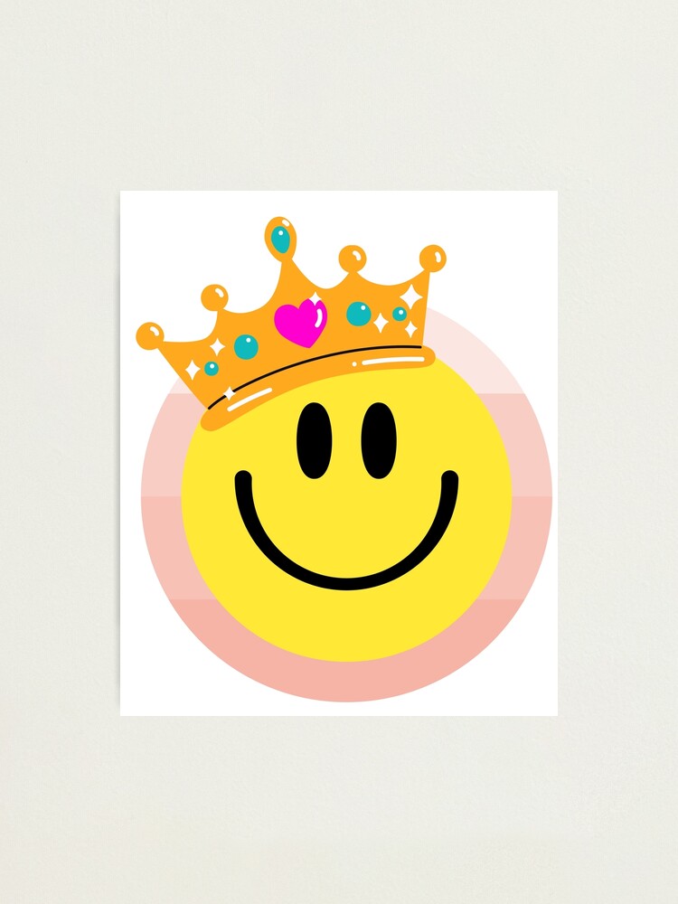 "Smiley Face Smiley Face King Happy King" Photographic Print for Sale ...