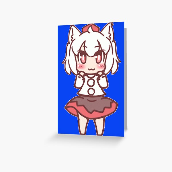 "Momiji Inubashiri Chibi! Sticker" Greeting Card by RicoHaufe | Redbubble