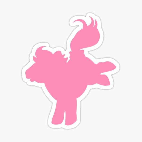 "Pink Pony" Sticker for Sale by Draikinator | Redbubble
