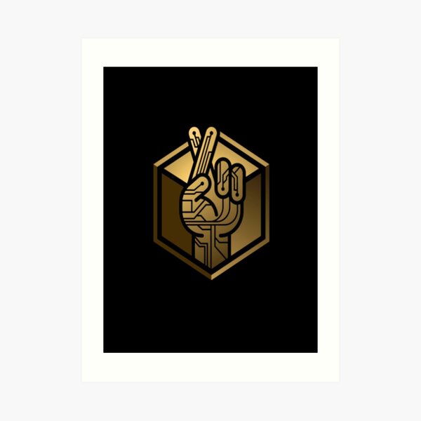 "Lucky Block black and gold logo" Art Print for Sale by CryptoEnths ...