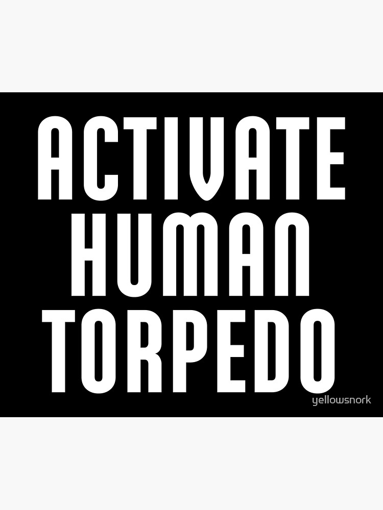 "Activate Human Torpedo Peacemaker DC HBO White" Art Print by ...