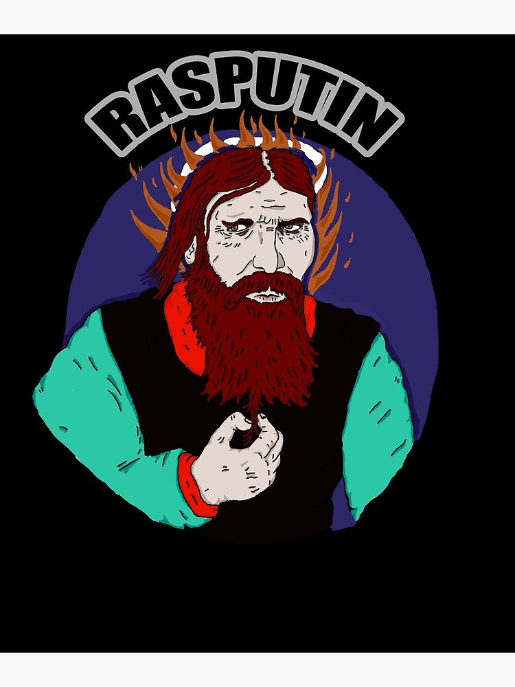" rasputin " Poster for Sale by ragnacold | Redbubble