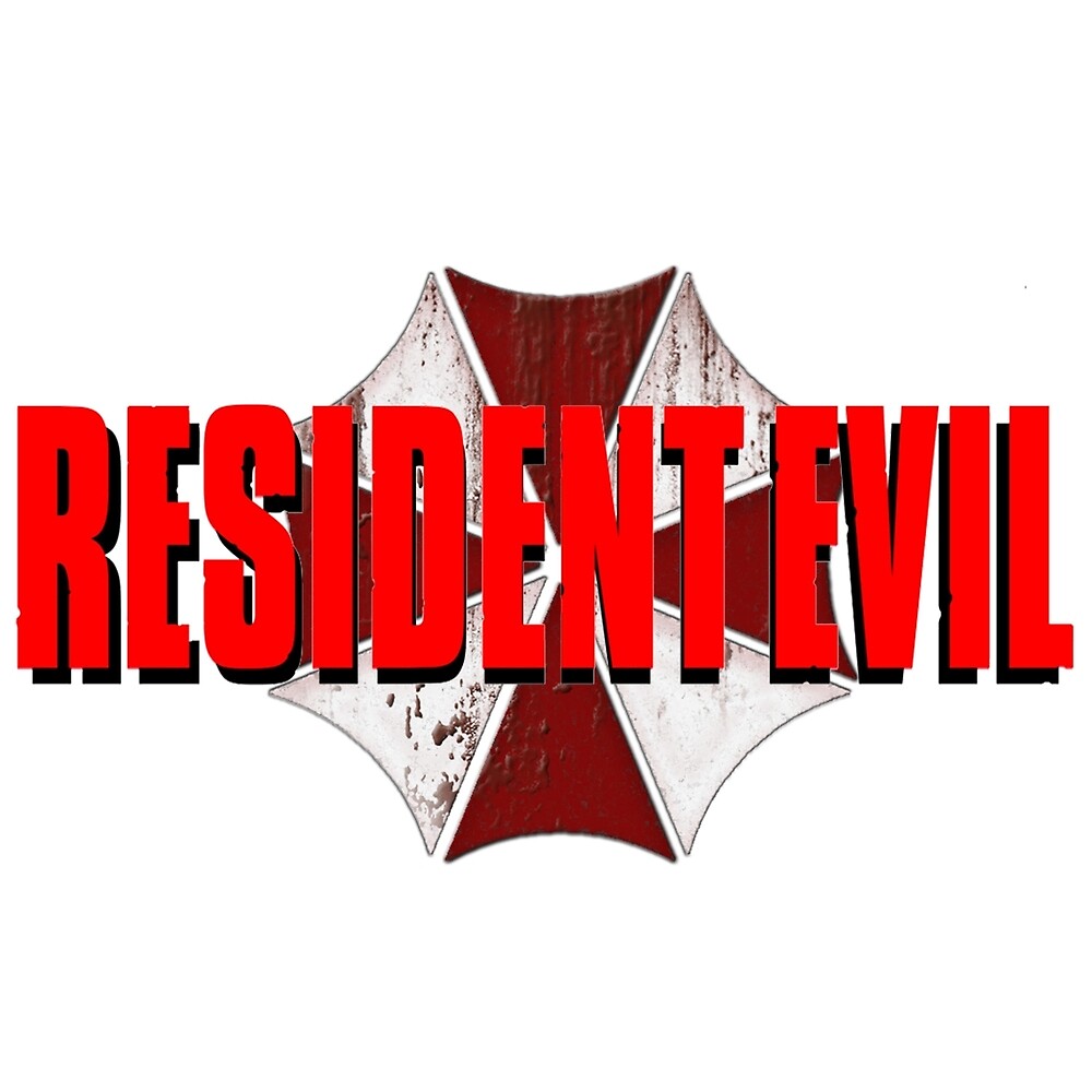 "Resident Evil Logo" by HomelessCaribou | Redbubble
