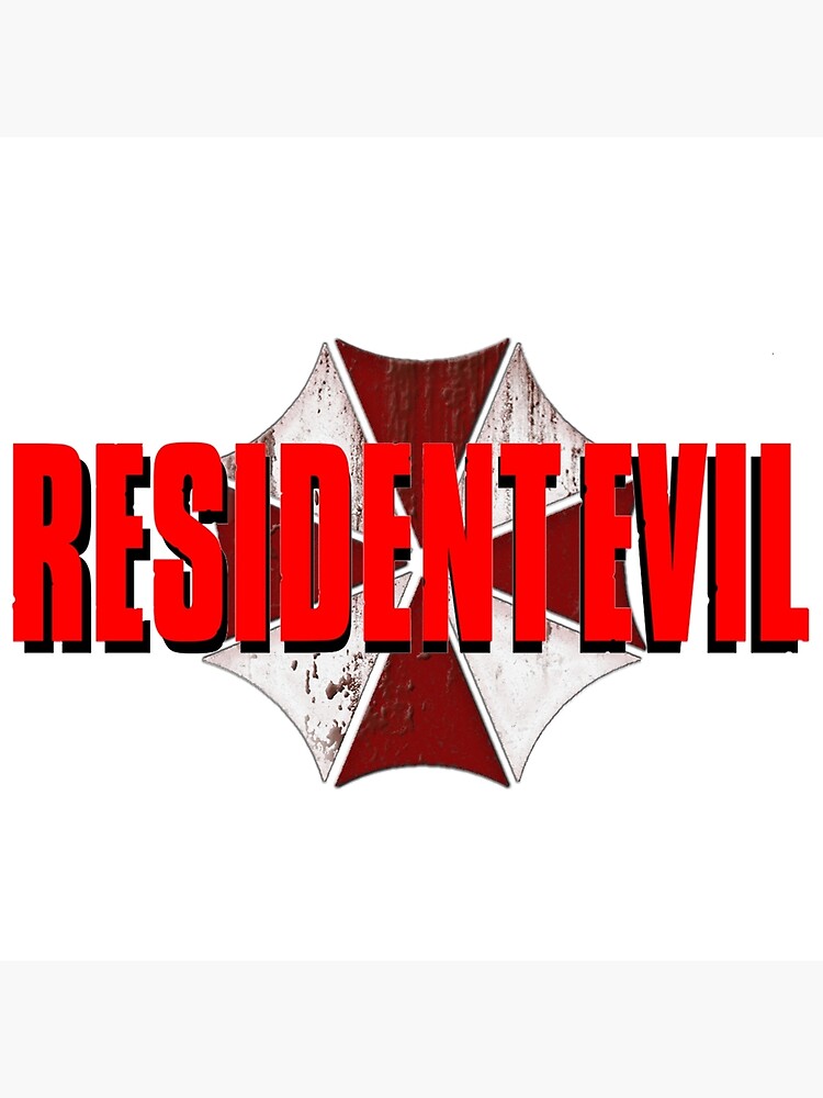 "Resident Evil Logo" Art Print by HomelessCaribou | Redbubble