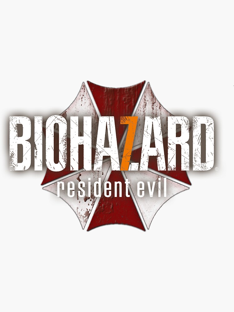 "Biohazard 7 Logo" Sticker for Sale by HomelessCaribou | Redbubble