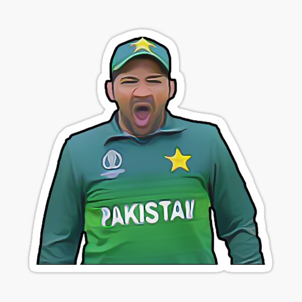 "T20 World Cup - Sarfaraz Ahmad - Keeper - Pakistan - T20 2022" Sticker ...
