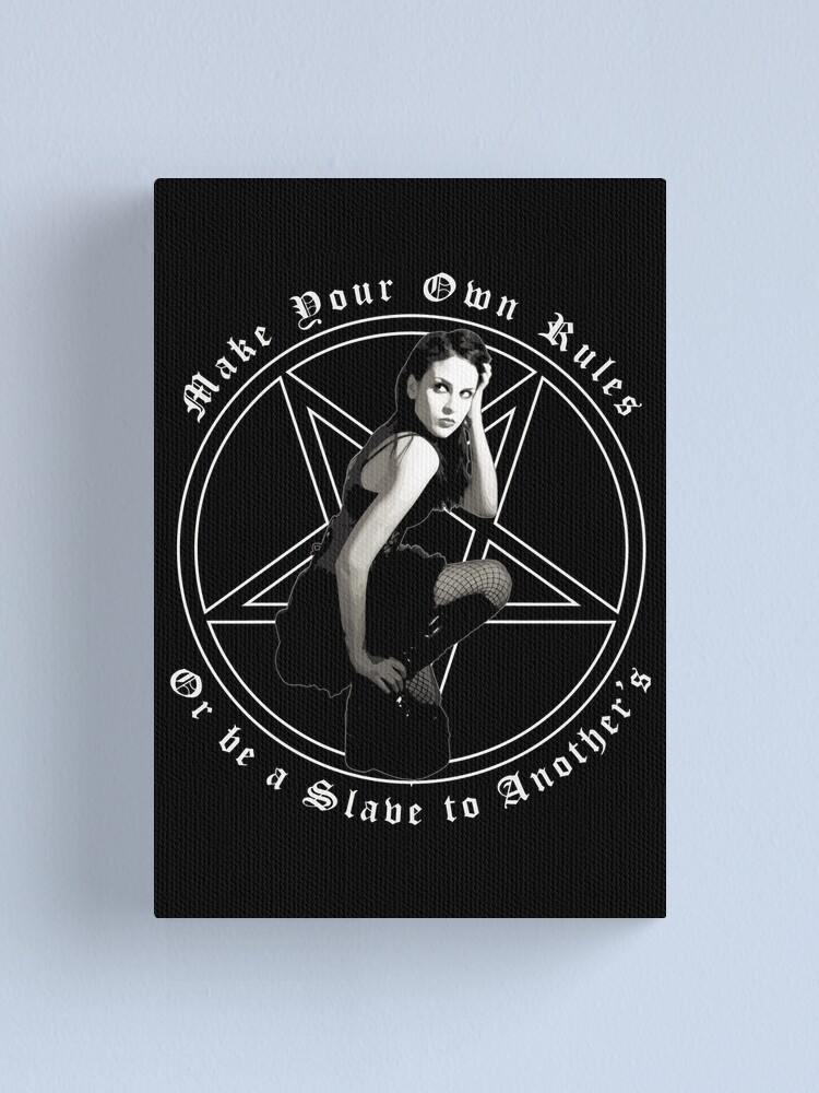 "Make Your Own Rules, Goth Girl Design, Occult Symbols, Occult Gothic ...