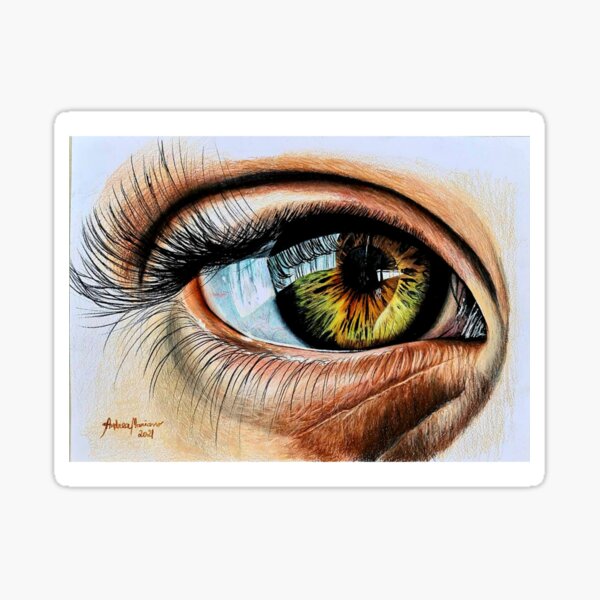 "Eye" Sticker for Sale by marianoandrea | Redbubble