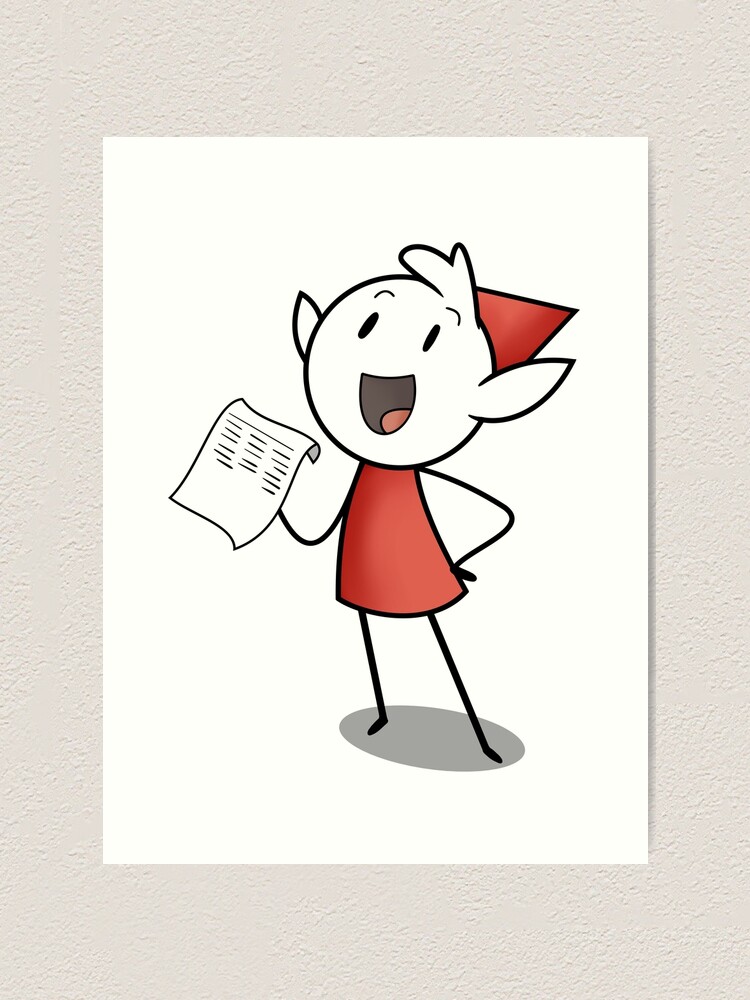 "Alfur Aldric - document - Elf - Hilda" Art Print by nubedetormenta ...