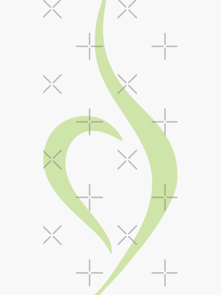 "NEDA symbol green" Sticker for Sale by kjwenzel11 | Redbubble