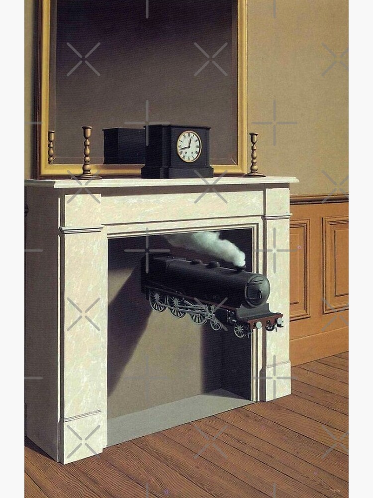 "Die Zeit wie versteinert, 1938 von Rene Magritte" Fotodruck von maura ...