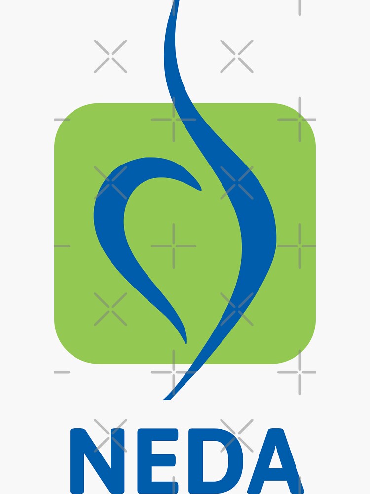 "NEDA logo" Sticker for Sale by kjwenzel11 | Redbubble