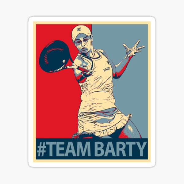 "Ash Barty " Sticker by CountryRoadaxc | Redbubble