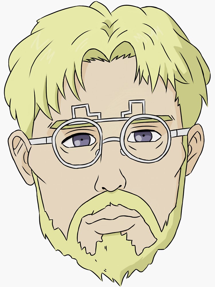 "Zeke Yeager HEAD" Sticker by ToughCookie98 | Redbubble