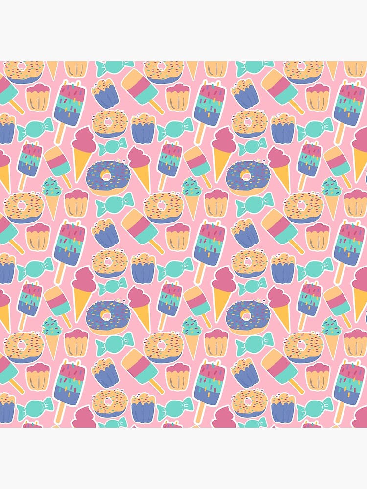 "Ice Cream Donuts Sweets Candies" Poster by Shop-ArtGallery | Redbubble