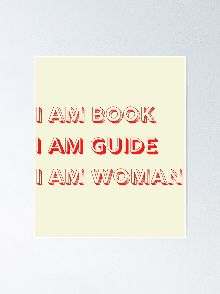 "I am Woman- book- guide - Inspirational & Motivational simple font ...