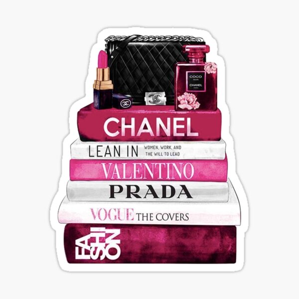 "Pink bookstack" Sticker by ashli-d23 | Redbubble