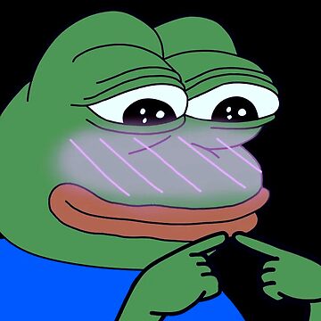 "Pepe Meme - Shy" Art Board Print by Kxwee | Redbubble