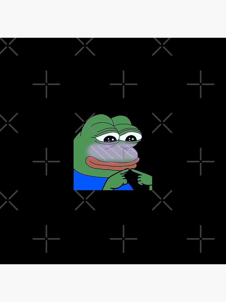 "Pepe Meme - Shy" Art Board Print by Kxwee | Redbubble