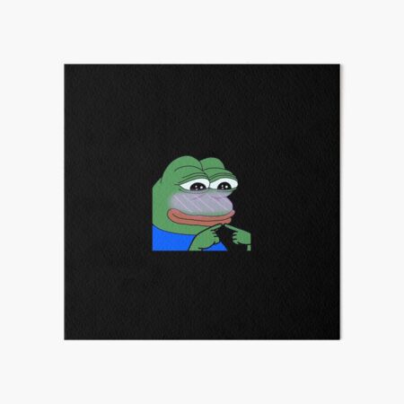 "Pepe Meme - Shy" Art Board Print by Kxwee | Redbubble