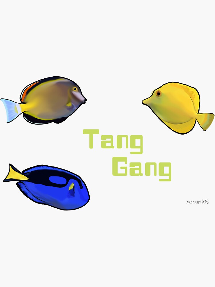 "Tang Gang" Sticker for Sale by etrunk8 | Redbubble