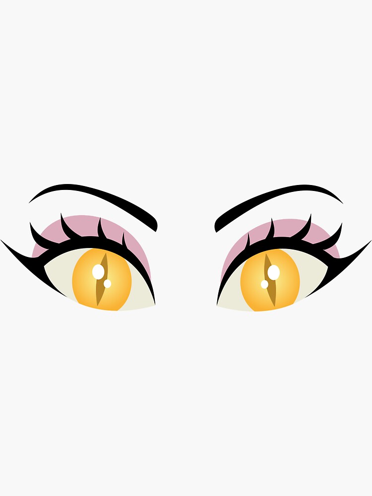 "Eve Eyes" Sticker by MadameObsidian | Redbubble