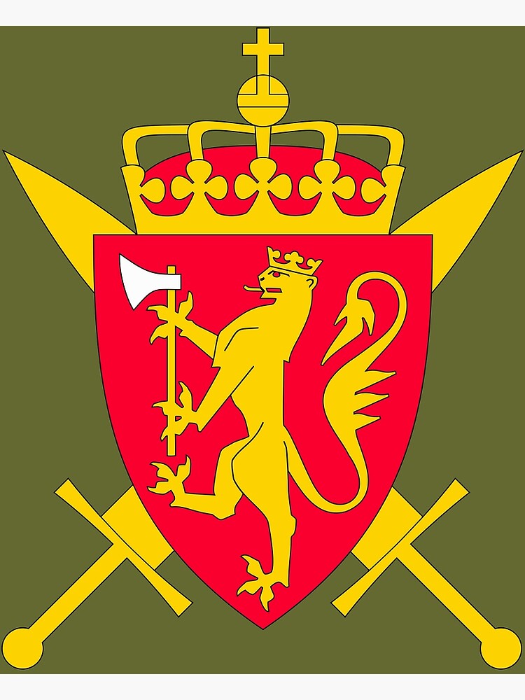 "Norwegian Army - Hæren" Poster for Sale by wordwidesymbols | Redbubble