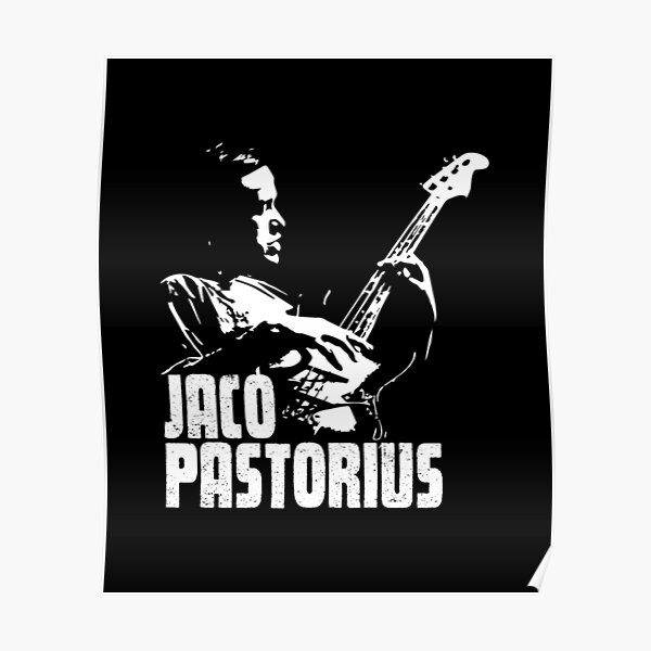 "Jaco Pastorius" Poster for Sale by AbbyKemmerlin | Redbubble
