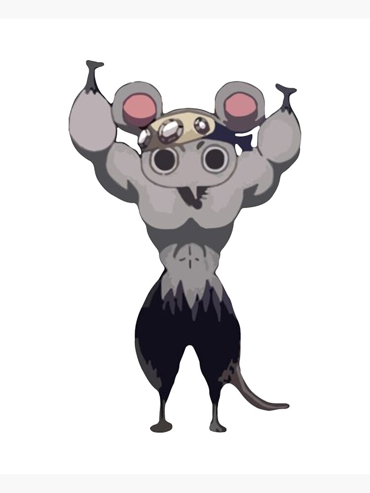 "MOUSE BUFF FLEX TENGEN UZUI Demon Slayer Demon" Art Print by the355 ...